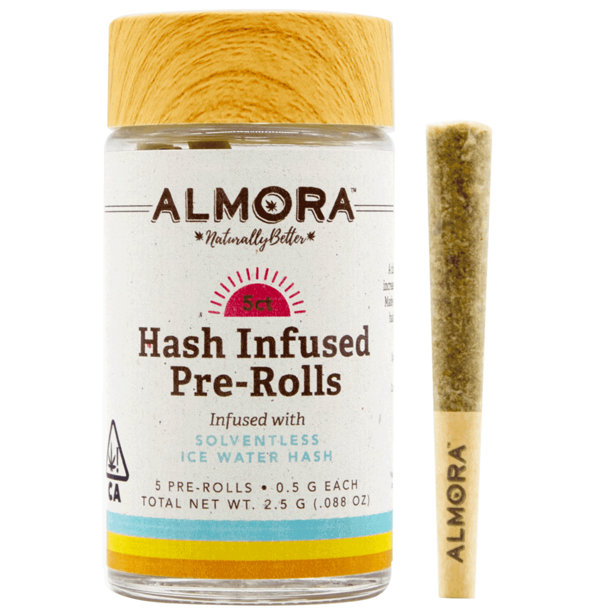ALMORA - ALMORA | GREASE MONKEY (I) | .5G X 5 HASH INFUSED PRE ROLL